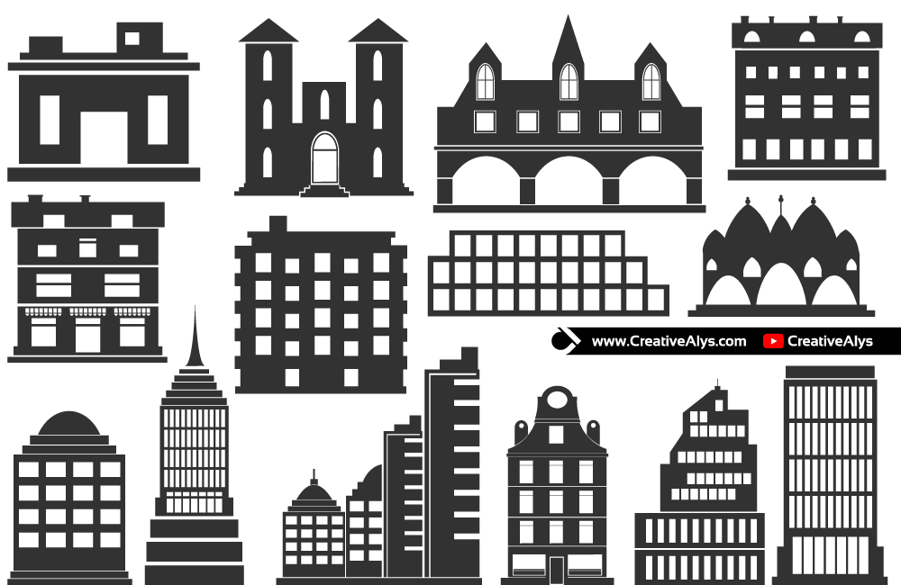 14 Free Building Vectors - Creative Alys