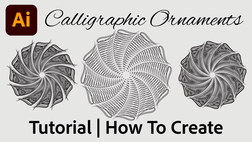 How to Create Calligraphic Ornaments in Adobe Illustrator - Creative Alys