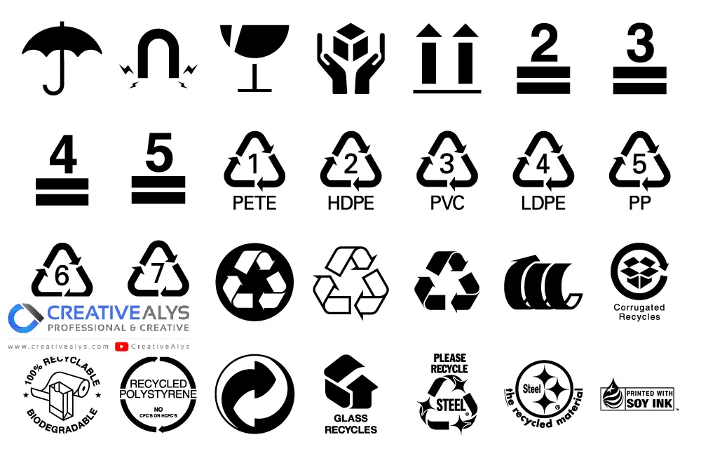 Vector Symbols For Product Packaging Designs - Creative Alys